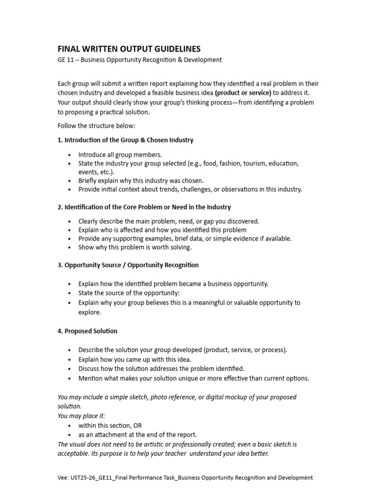 Business Opportunity Development Guide | PDF