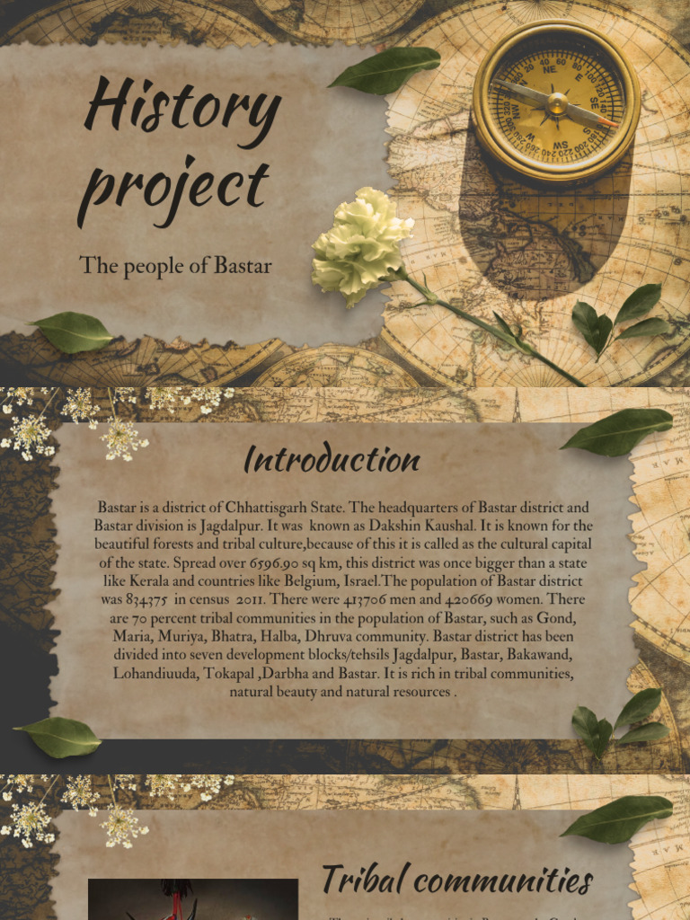 Brown Black Vintage Old Paper Project History Presentation | PDF