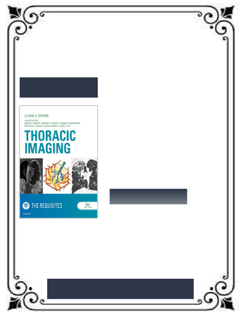 Thoracic Imaging: The Requisites (Requisites in Radiology) 3rd Edition ...