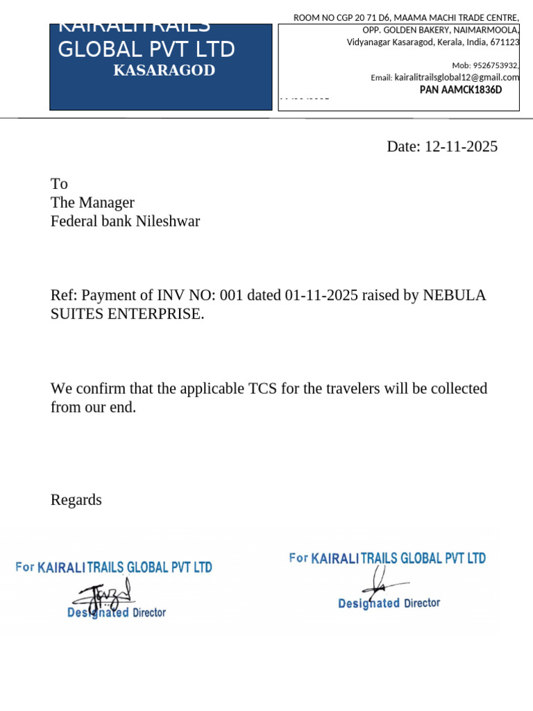 Letter Head KT-1 | PDF
