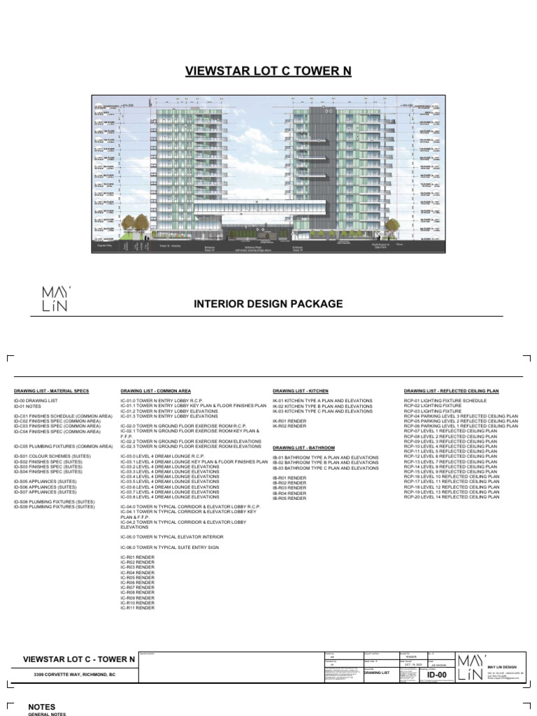 View Star Lot C Tower North Interior Package | PDF | Cabinetry | Countertop