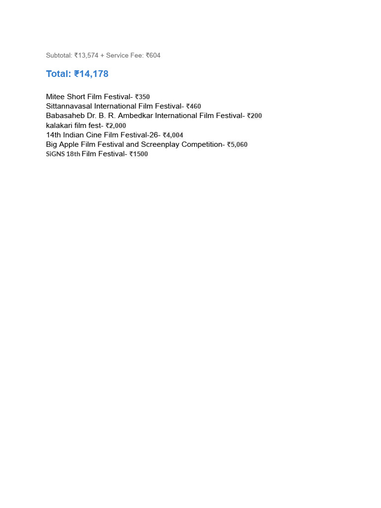 Film Festivals | PDF