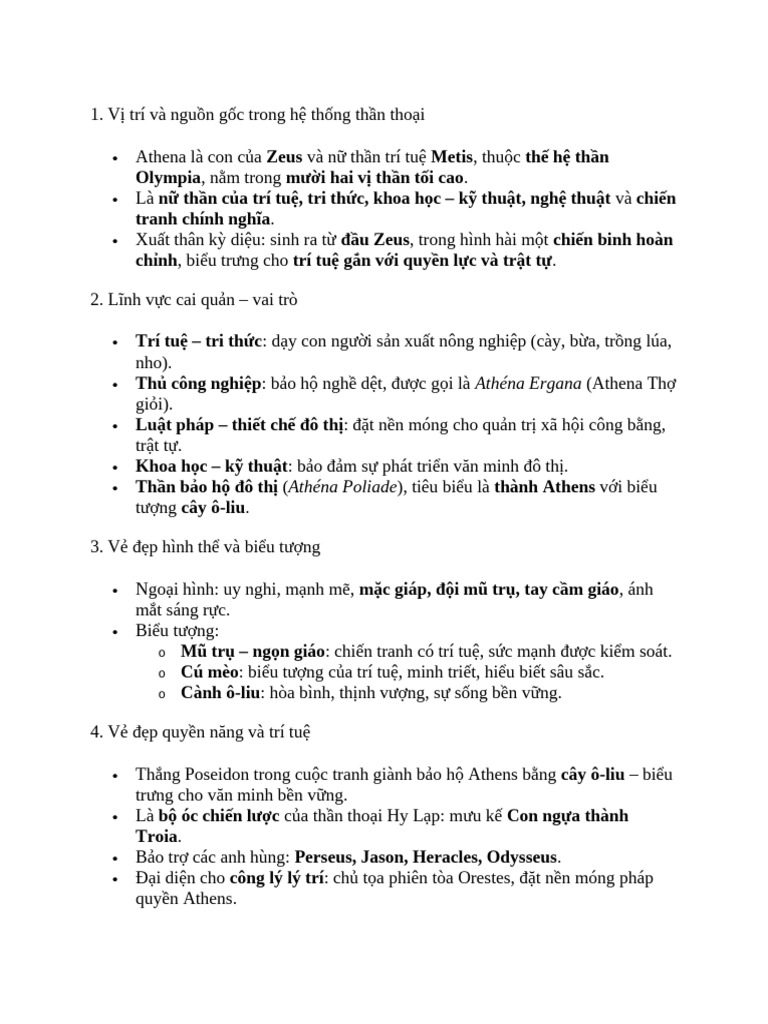 Athena (1) PP | PDF