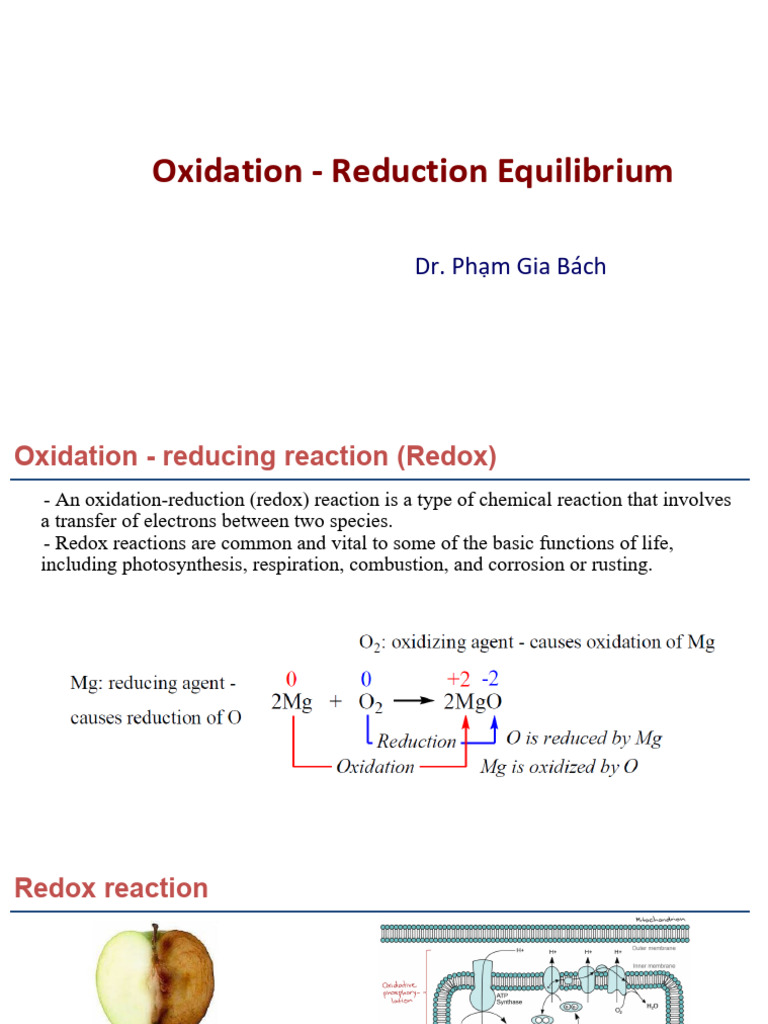 Understanding Redox Reactions and Equilibrium | PDF | Redox | Titration
