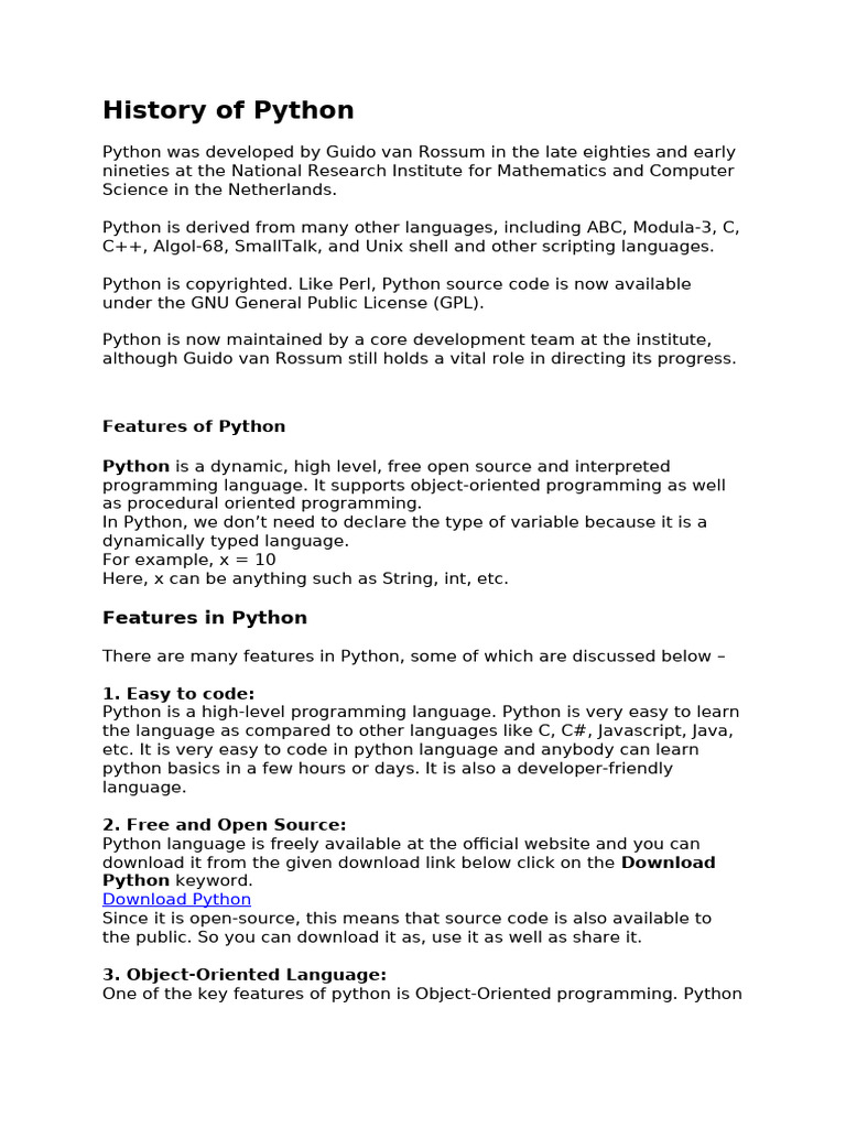 Python Basics | PDF | Boolean Data Type | Data Type