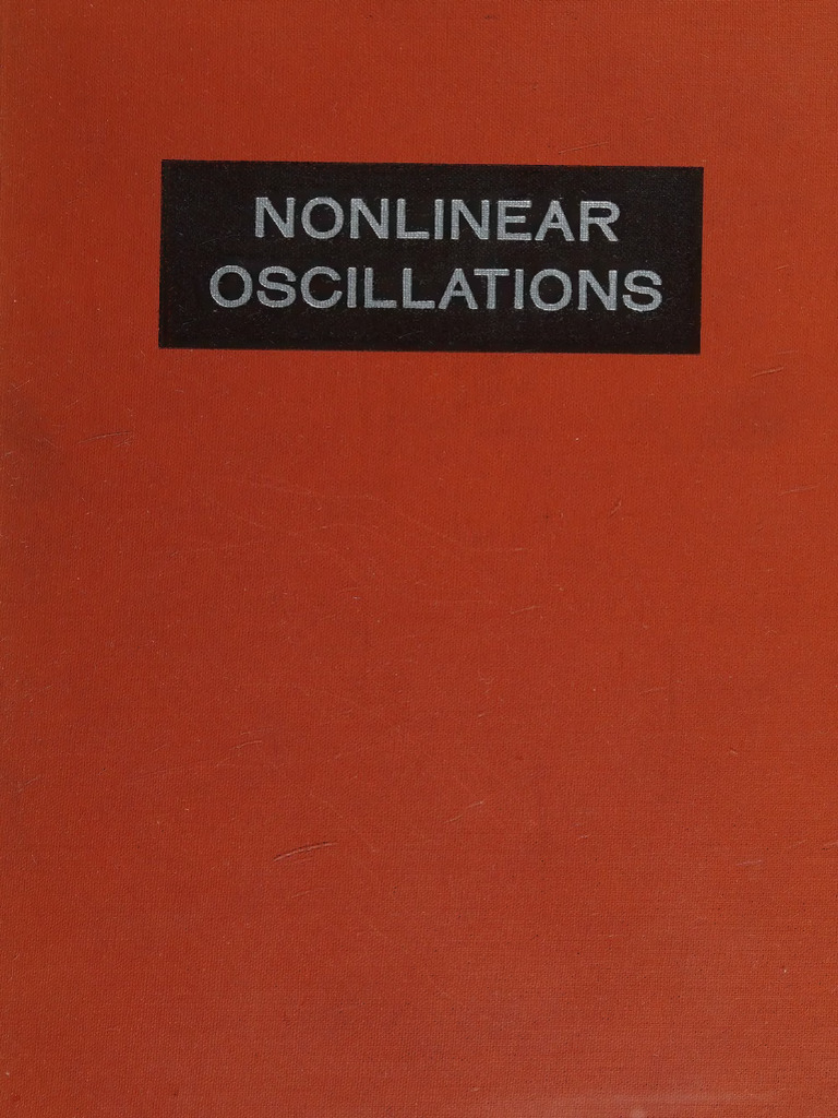 Nonlinear Oscillations (Nicholas Minorsky) (Z-Library) | PDF ...