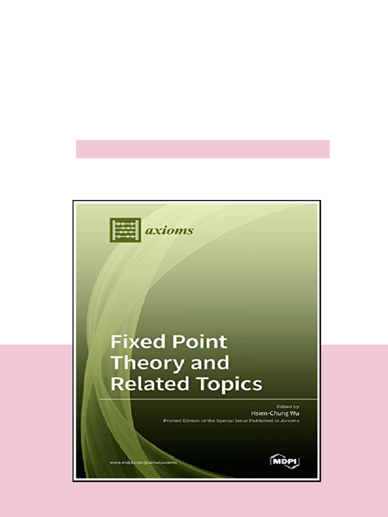 Fixed Point Theory And Related Topics Hsienchung Wu No Waiting Time ...