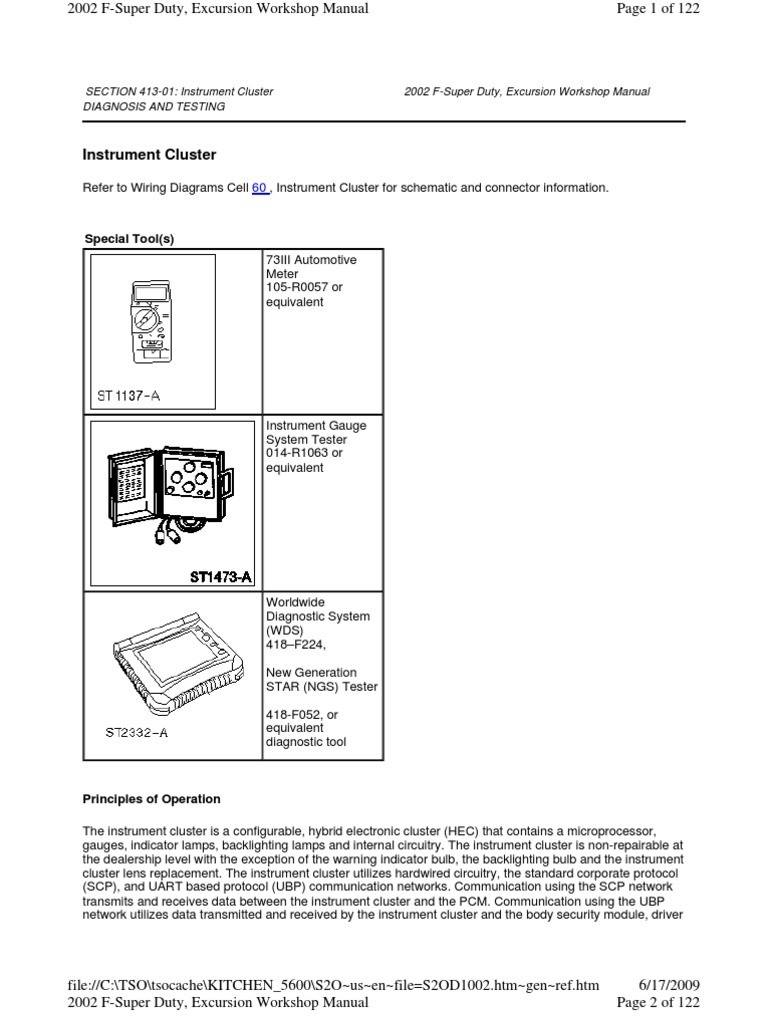 INstrument Cluster Test PDF | PDF | Anti Lock Braking System ...
