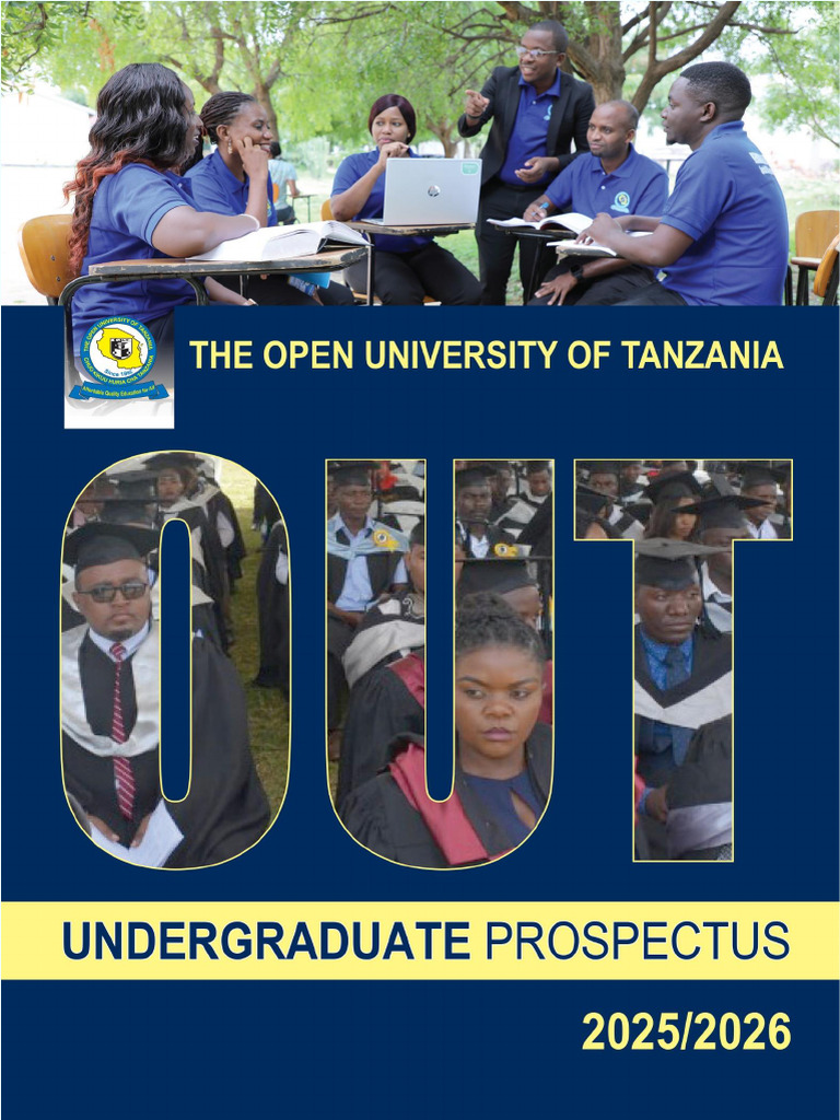 Open University of Tanzania Prospectus 2025 | PDF | Academic ...