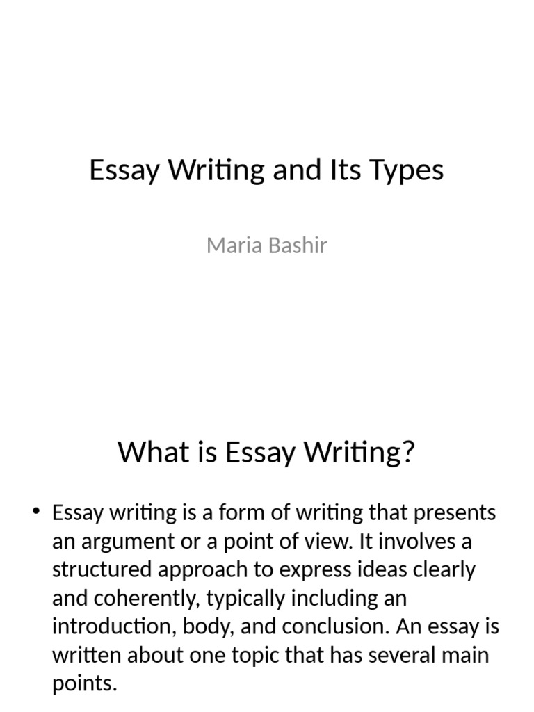 Types of Essays Explained: A Guide | PDF