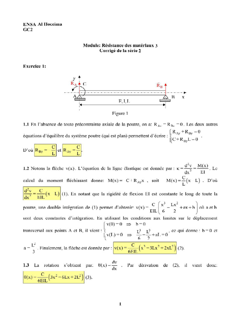 Correction TD 2 | PDF