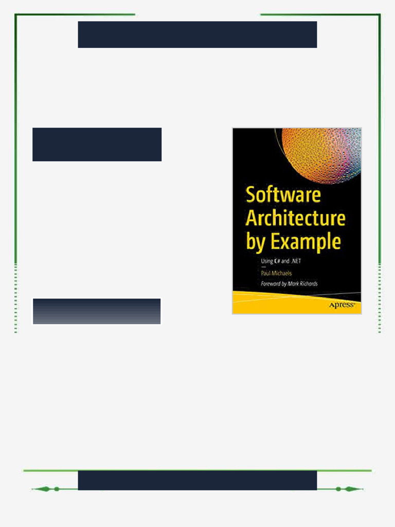Software Architecture by Example: Using C# and .NET 1st Edition Paul Michaels eBook fresh pdf ...