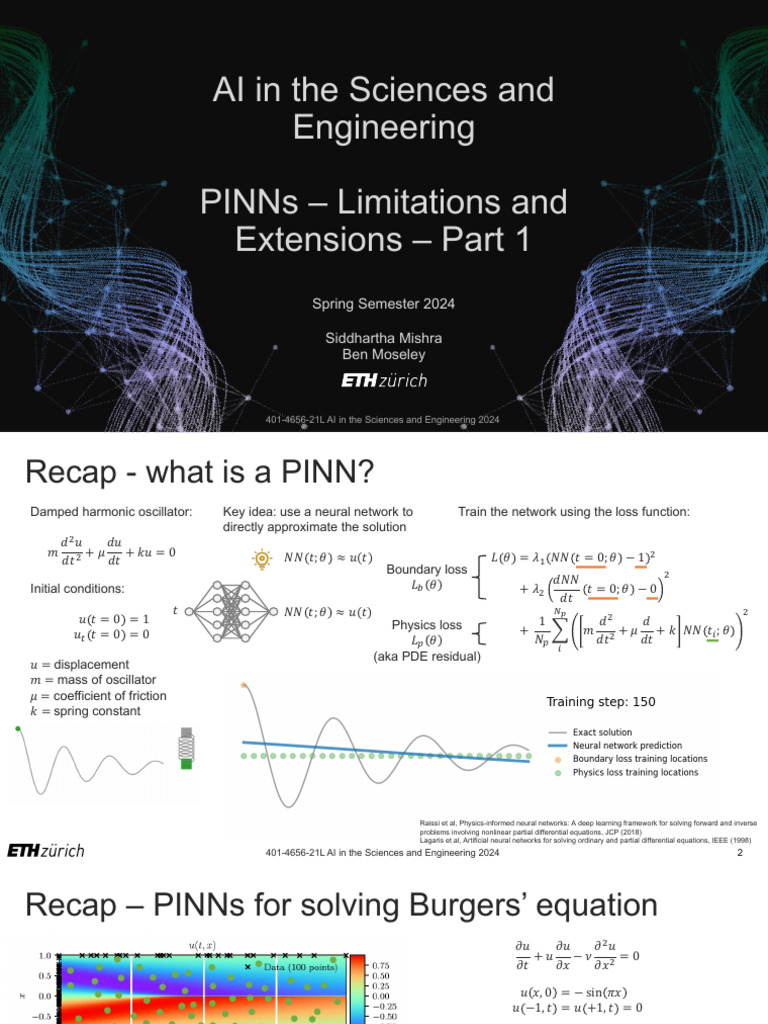 PINNs: Limitations and Extensions Overview | PDF | Deep Learning ...