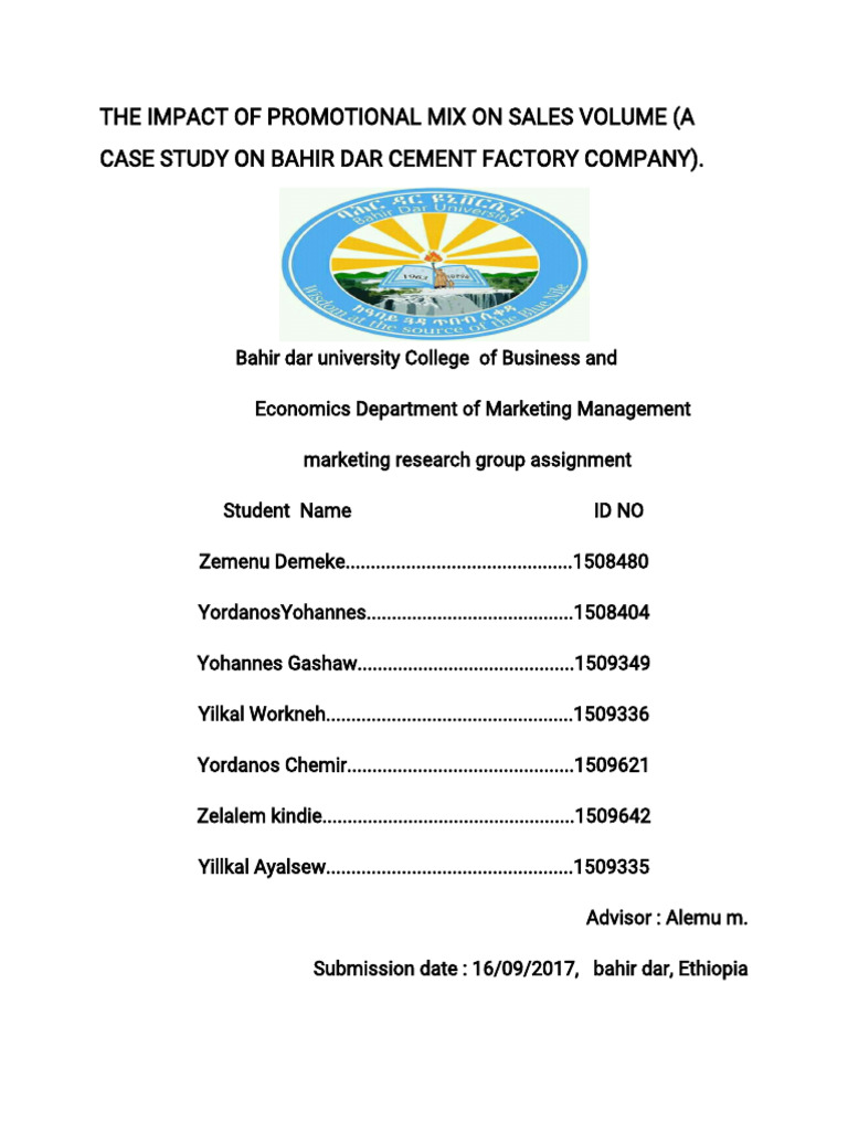 GROUP 5 Research Proposal Assignment | PDF