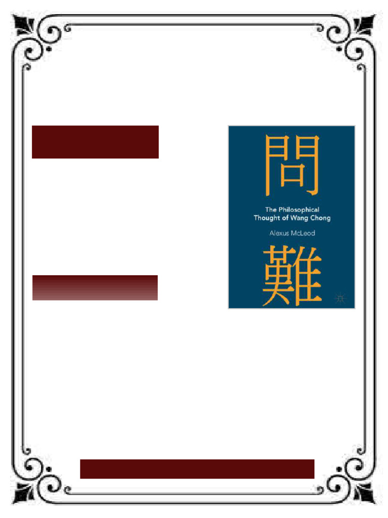 The Philosophical Thought of Wang Chong Alexus Mcleod eBook quick ...