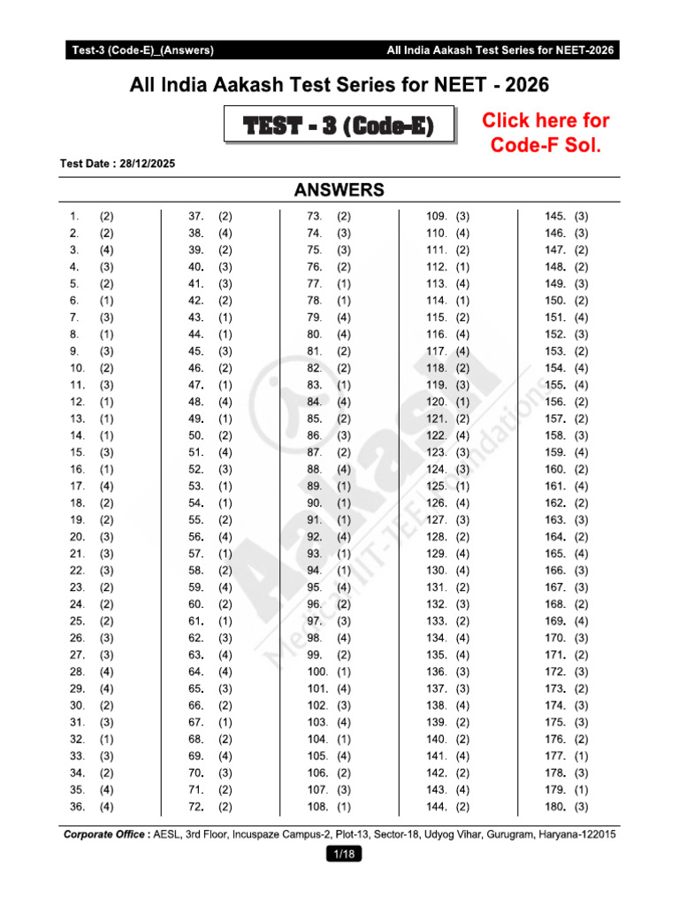 AIATS-03_Code-E&F (RM)_28-12-2025_Sol | PDF