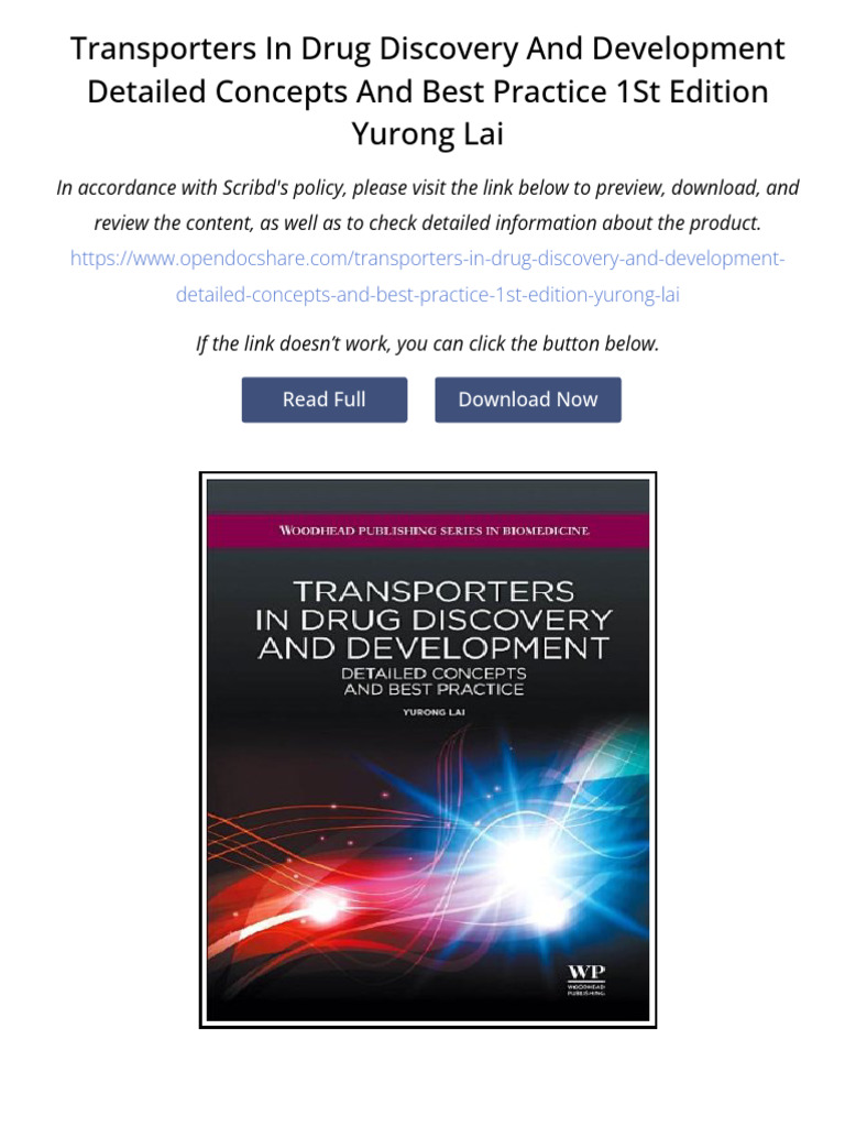 Transporters in Drug Discovery and Development Detailed Concepts and ...