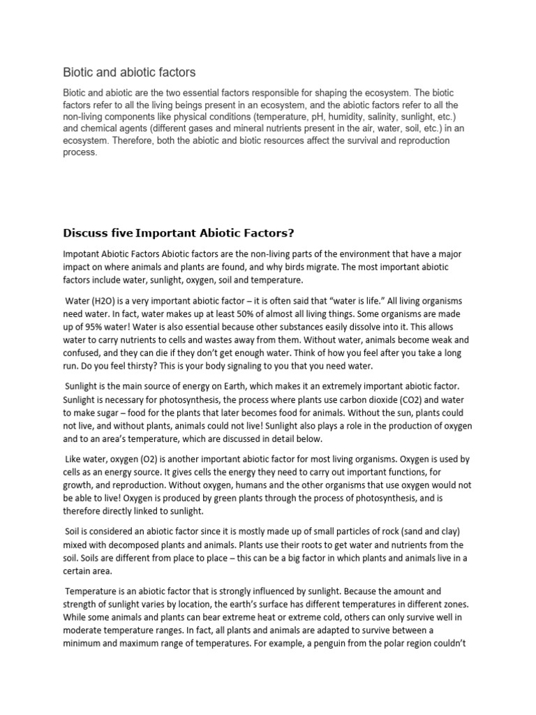 Living Things and Environment | PDF | Ecosystem | Rainforest