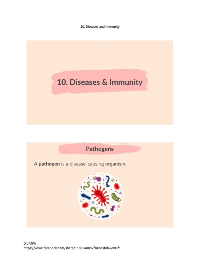 Diseases, Immunity, and Pathogens Explained | PDF | Immune System ...