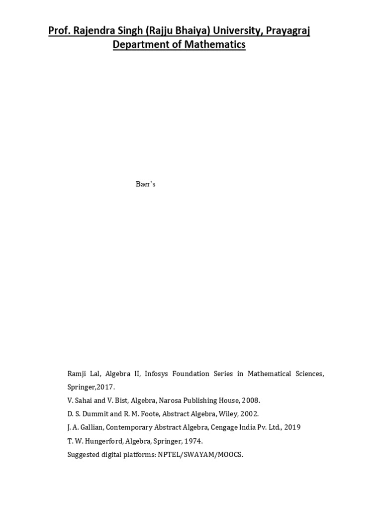 M.Sc.Maths-2nd Semester Syllabus (1) | PDF | Lagrangian Mechanics ...