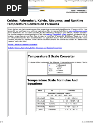 Fahrenheit To Rankine Scale