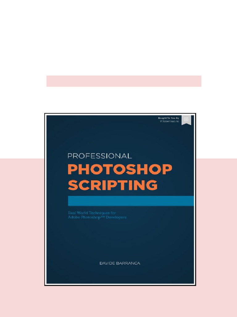 (Ebook) PS-Scripting – Professional Photoshop Scripting by Davide ...