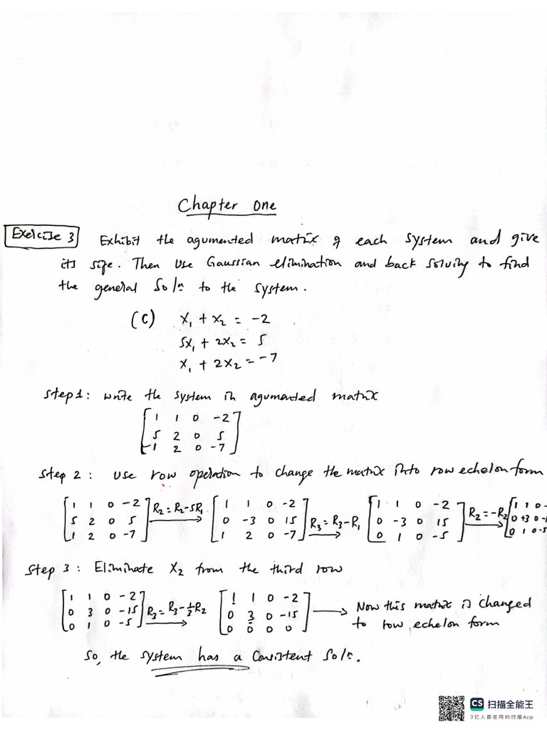 This Is ME Linear Algebra Solution | PDF