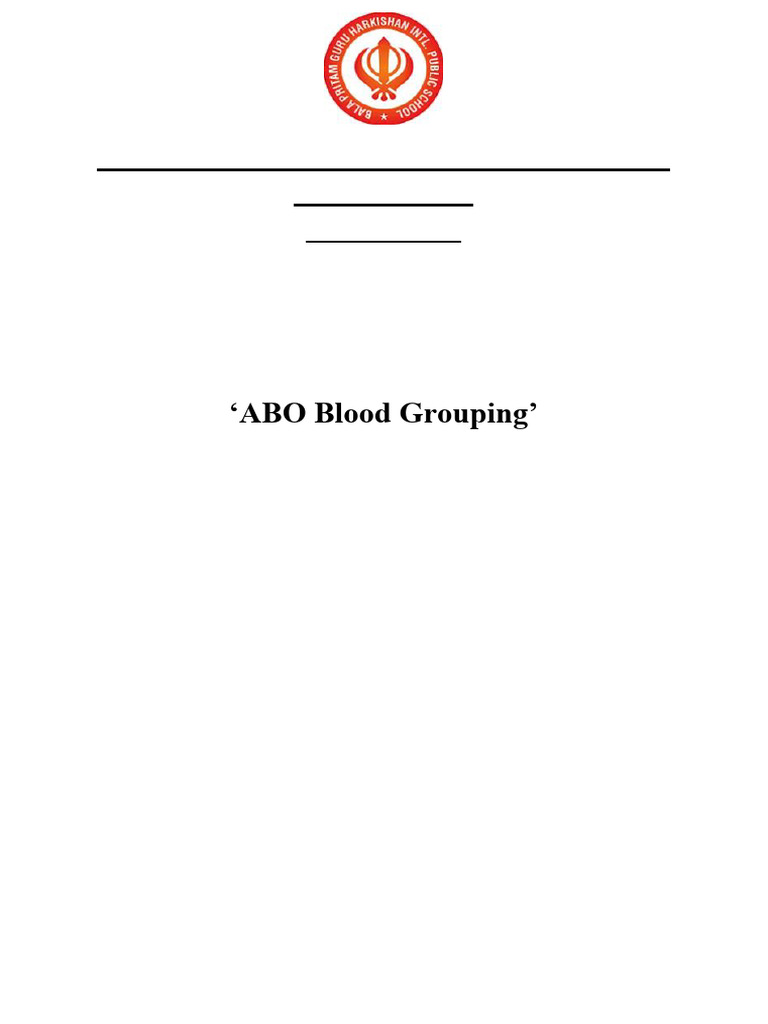 ABO Blood Grouping - Cbsebiology4u (1) | PDF | Blood Type | Antibody
