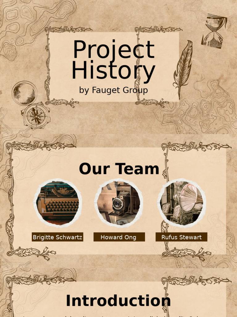 Project History: by Fauget Group | PDF