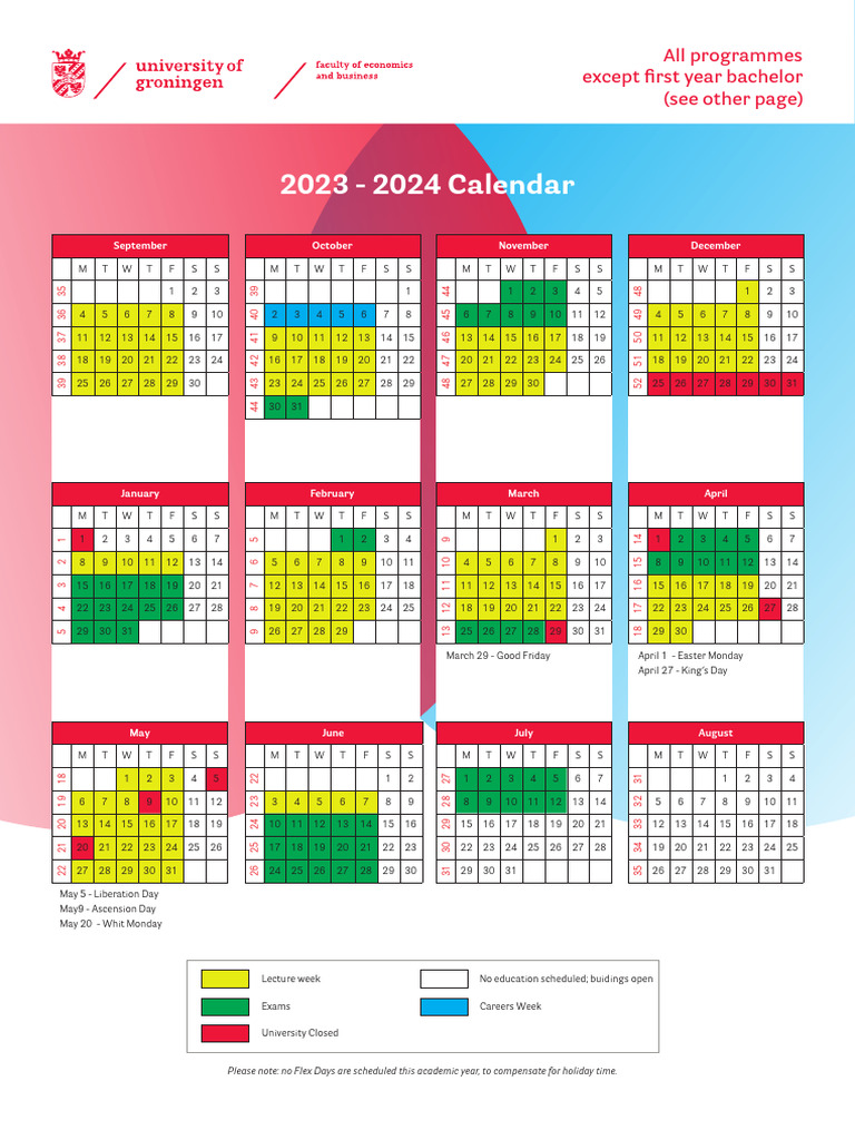 2023 2024 Academic Calendar | PDF | Public Holiday | Observances