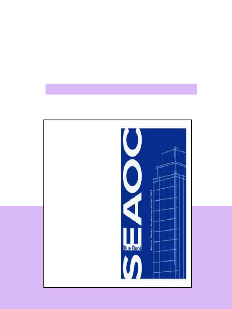 Seaoc Blue Book Seismic Design Recommendations 2019 Seaoc Full Access ...