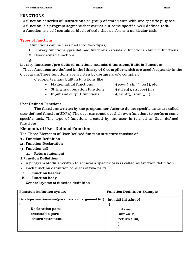Fu Ction | PDF | Parameter (Computer Programming) | Integer (Computer ...