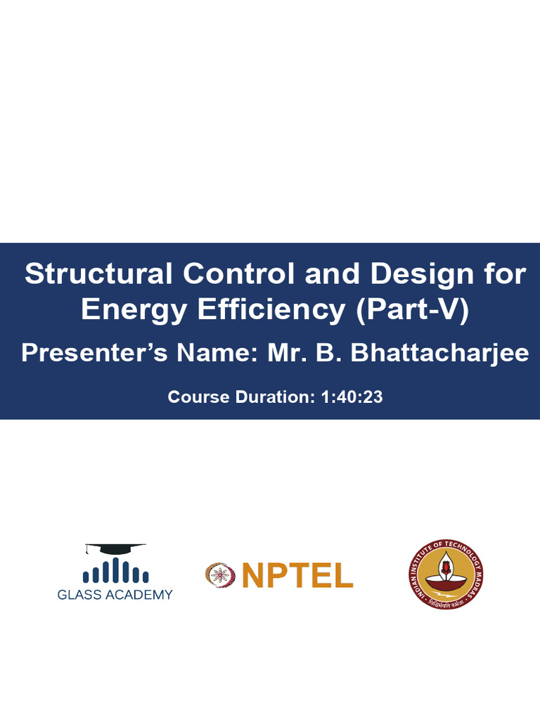 Energy Efficiency in Structural Design | PDF