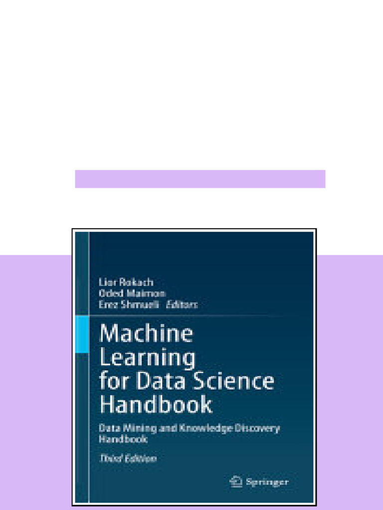 (Ebook) Machine Learning for Data Science Handbook: Data Mining and Knowledge Discovery Handbook ...