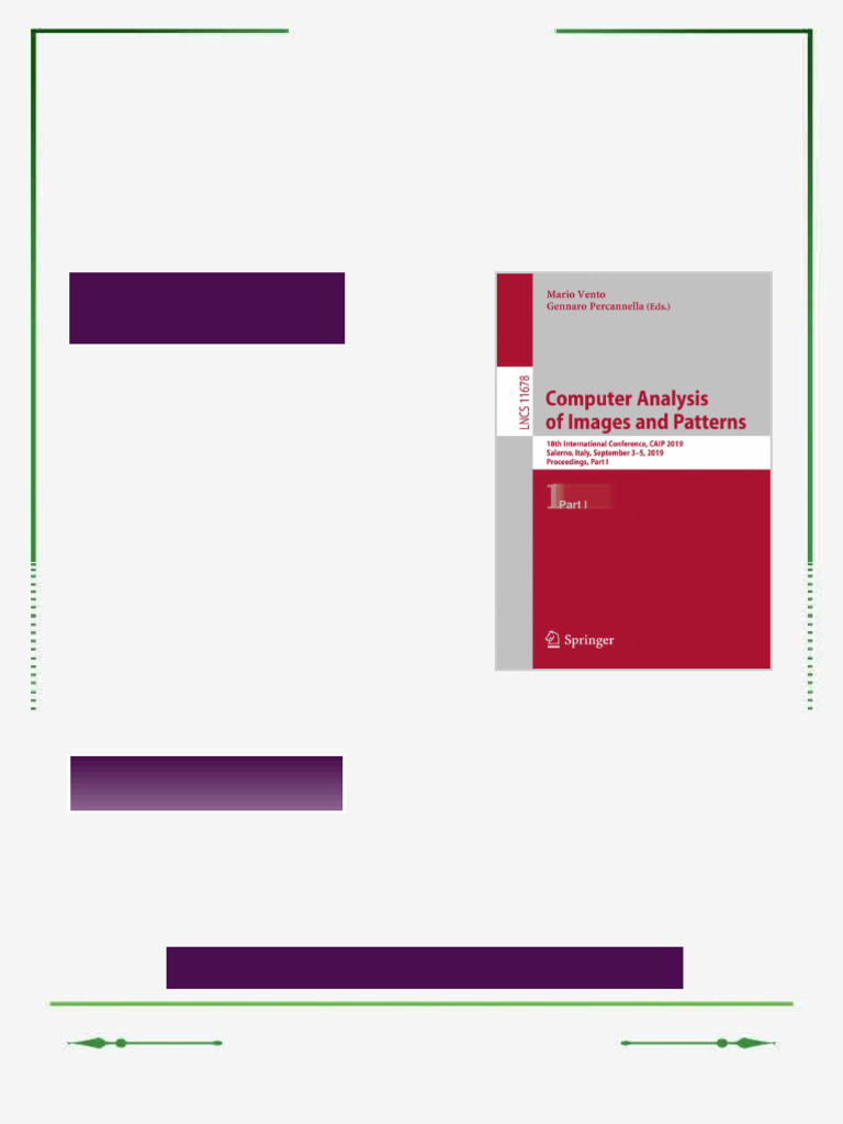 Computer Analysis of Images and Patterns 18th International Conference ...