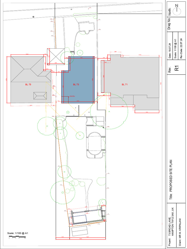 Proposed Site Plan for 73 Broad Lane | PDF