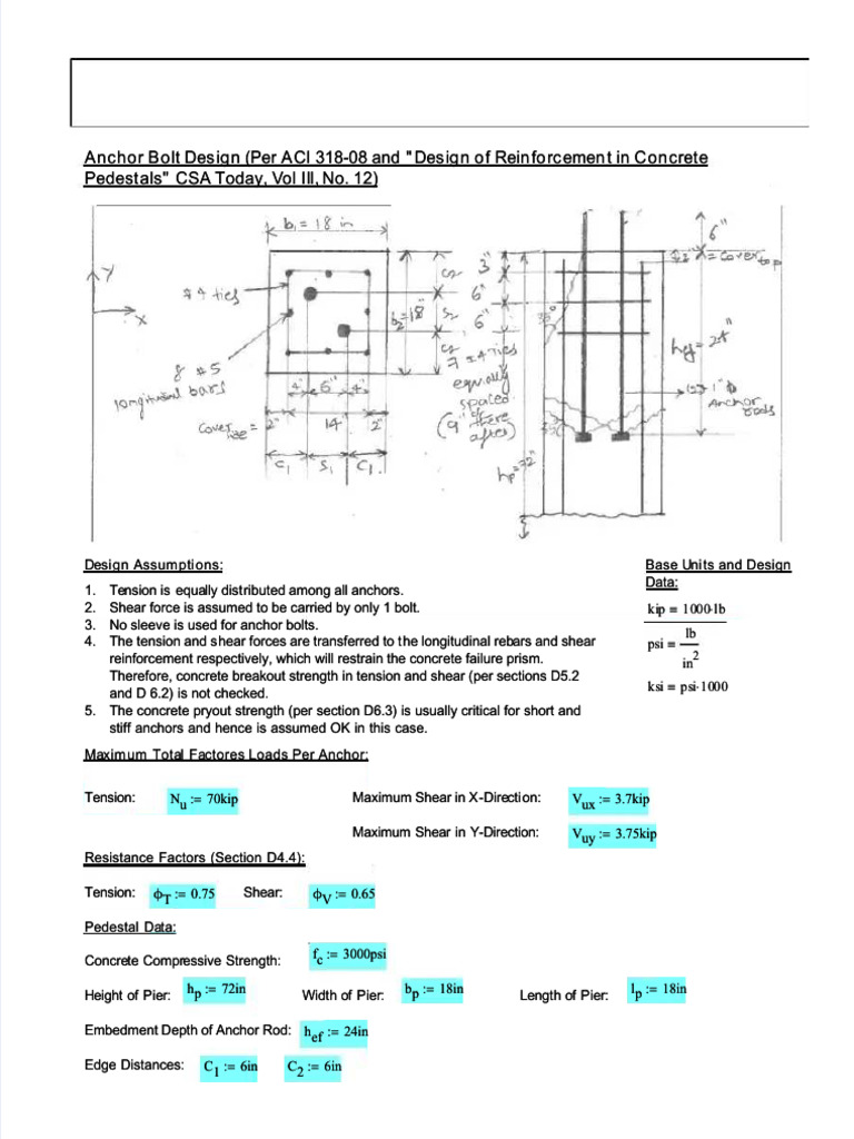 PDF Mathcad Ab Design Compress | PDF | Concrete | Applied And ...
