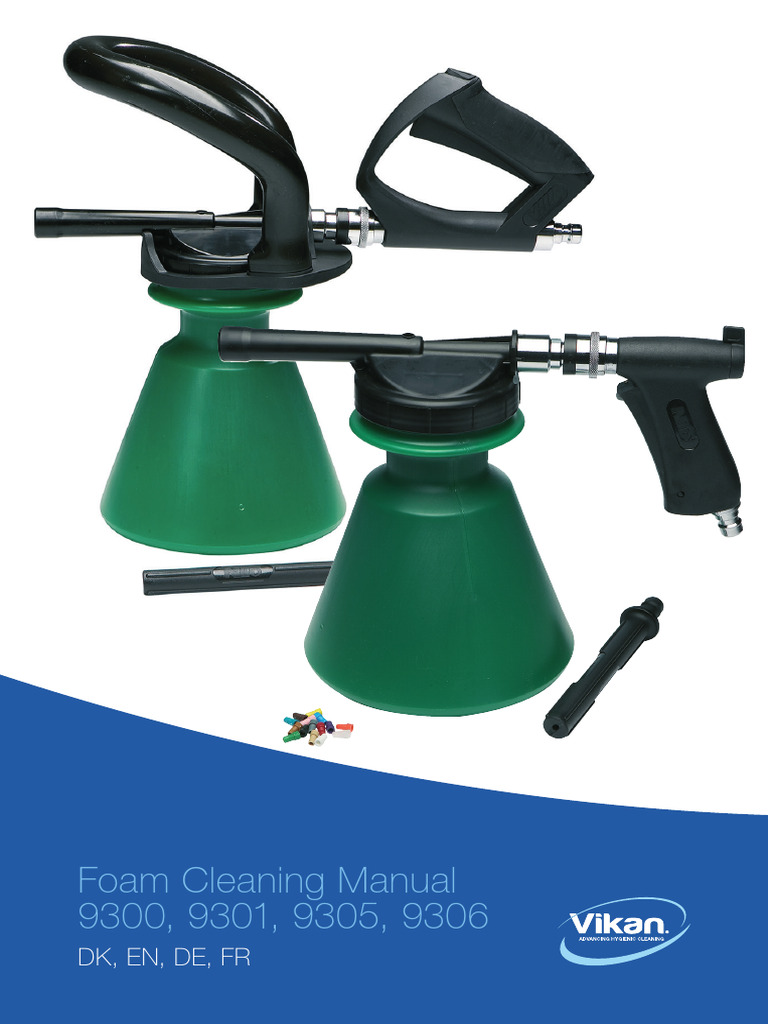 Nito Foam Cleaning Manual a5 Dk en de Fr 300 0915 | PDF