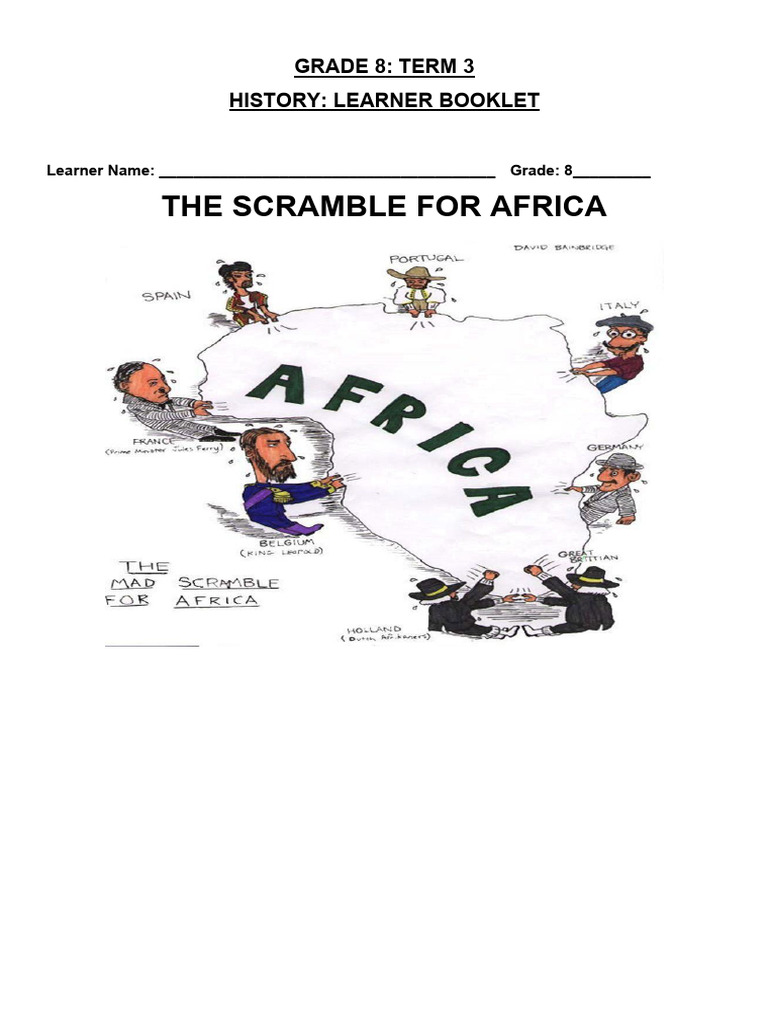 Scramble for Africa: Grade 8 History Guide | PDF | Hutu
