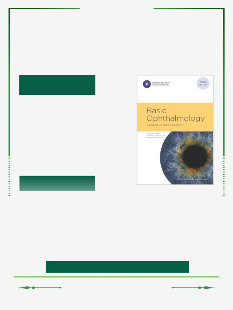 Basic Ophthalmology Essentials for Medical Students Richard C. Allen ...