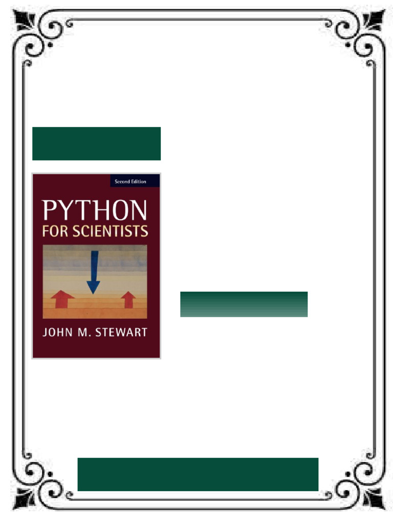 Python for Scientists 2nd Edition John M. Stewart eBook original pdf | PDF | Equations ...