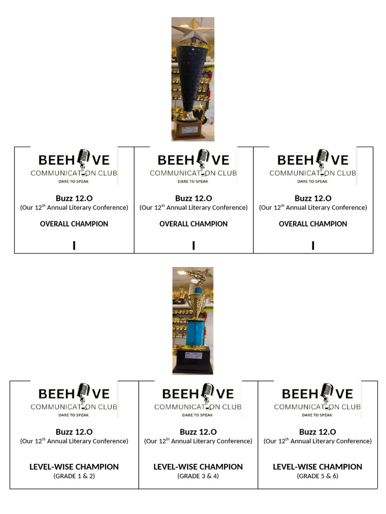 Level, Overall Trophy | PDF