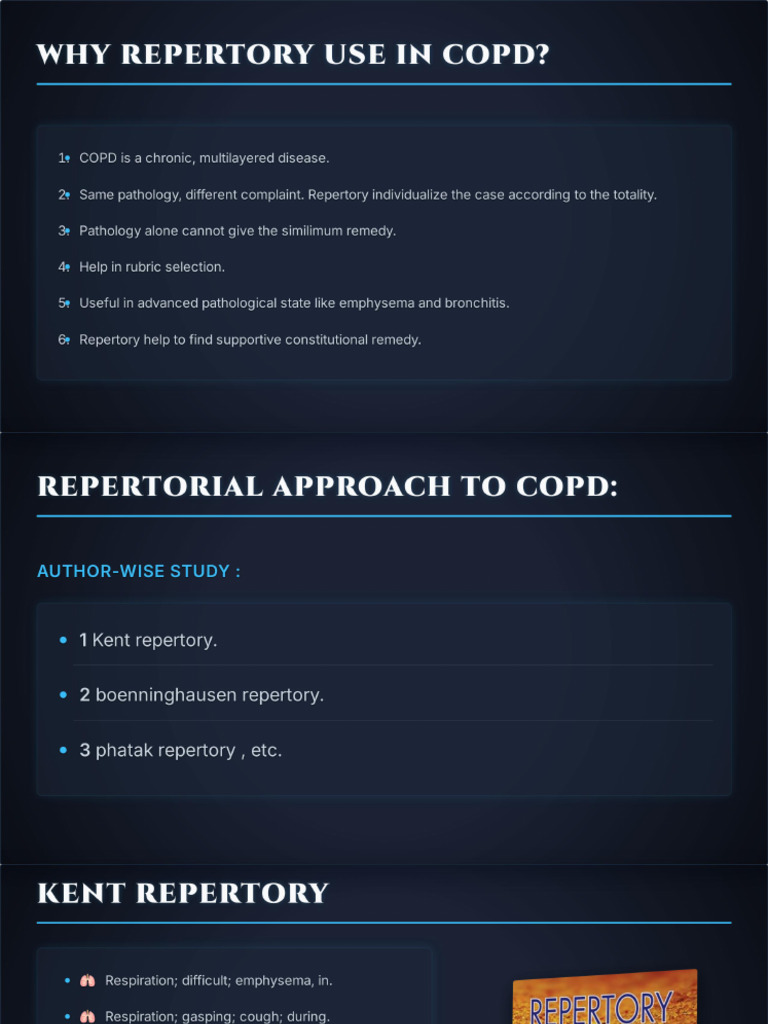 Repertory Use in COPD (4) | PDF