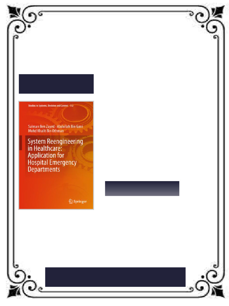 System Reengineering in Healthcare Application for Hospital Emergency Departments Salman Ben ...