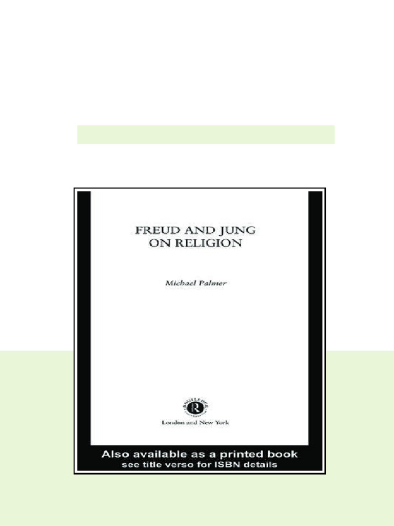 Freud And Jung On Religion Michael Palmer pdf version | PDF | Sigmund ...