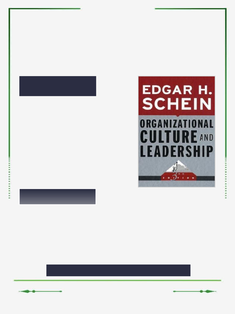 Organizational Culture and Leadership J B US non Franchise Leadership ...