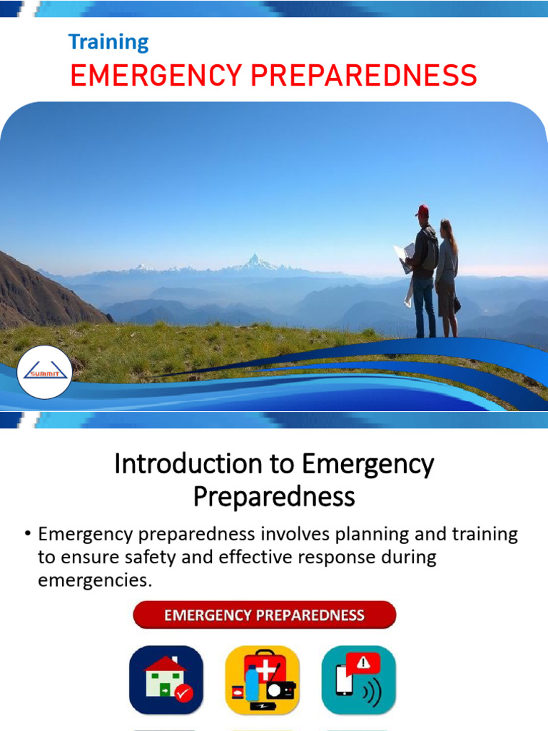 Emergency Preparedness Training Guide | PDF