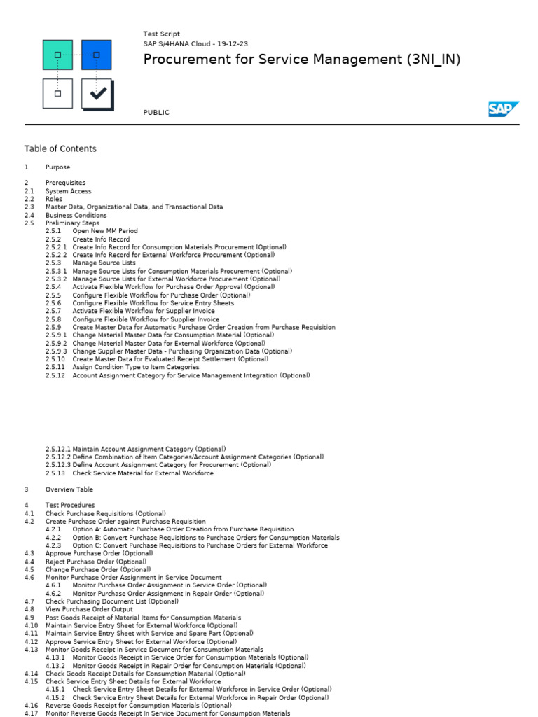 3NI S4 Procurement | PDF | Receipt | Procurement