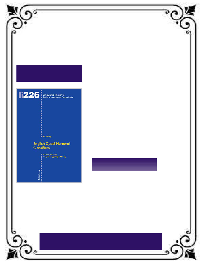 English Quasi Numeral Classifiers A Corpus Based Cognitive Typological ...
