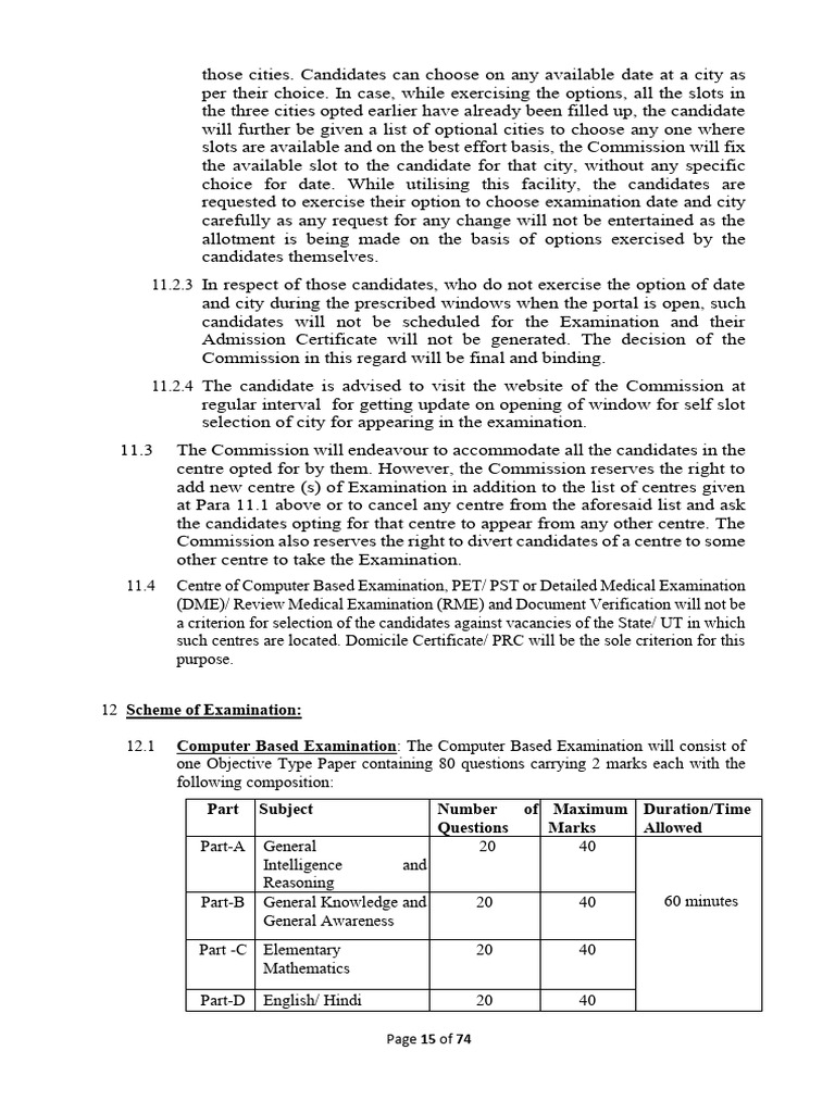 SSC Constable (GD) in Central Armed Police Forces (CAPFs) & SSF ...